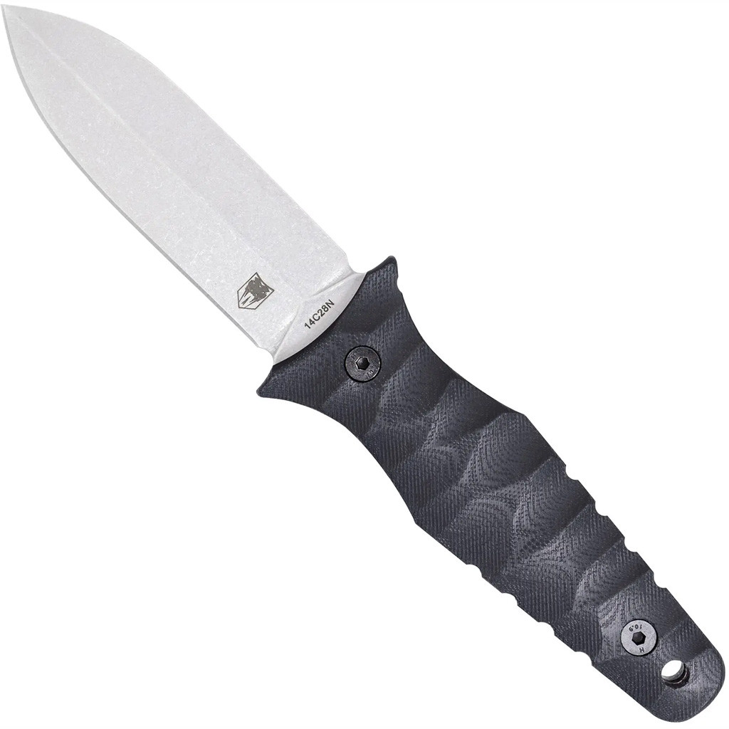Cobratec Claymore Single Fixed Blade Dagger, Black Stonewash ...