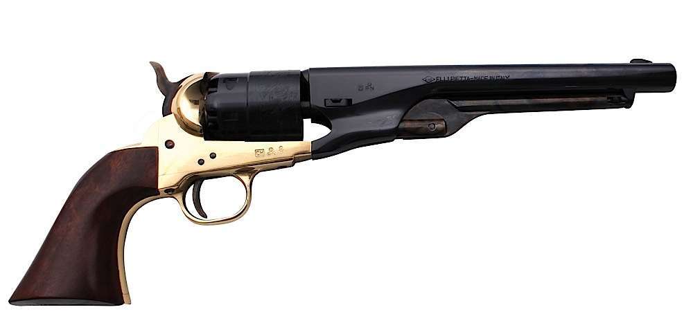 Traditions FR18601 1860 Colt Army Break Open 44 Cal #11 Percussion 8 ...