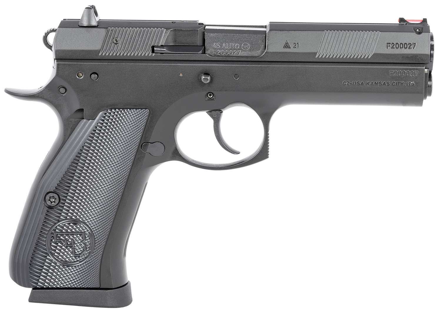 CZ 81416 97 BD .45 ACP 10Rd Semi-Automatic Black Steel Frame & Slide ...