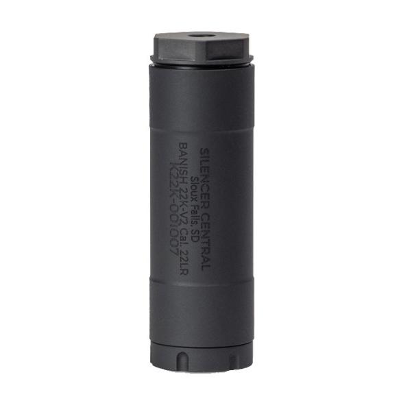 BANISH SUPPRESSOR 22K-V2 DT BLK 1/2X28 | Tombstone Tactical
