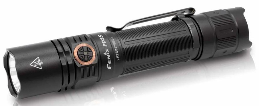 Fenix PD35 V3.0 Flashlight, Black | Tombstone Tactical