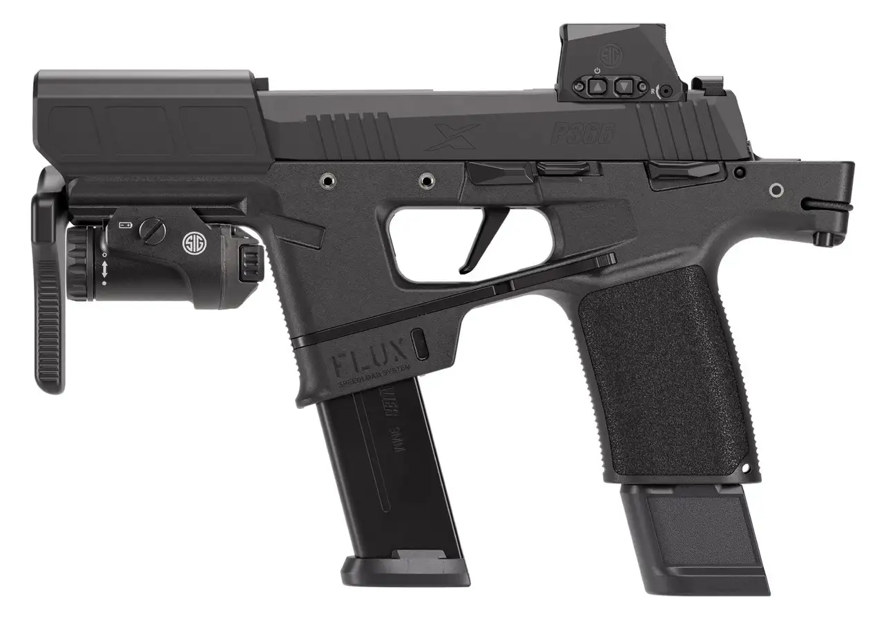 Sig Sauer, P365 Flux, Semi-automatic, Striker Fired, 9MM, 6" Barrel ...