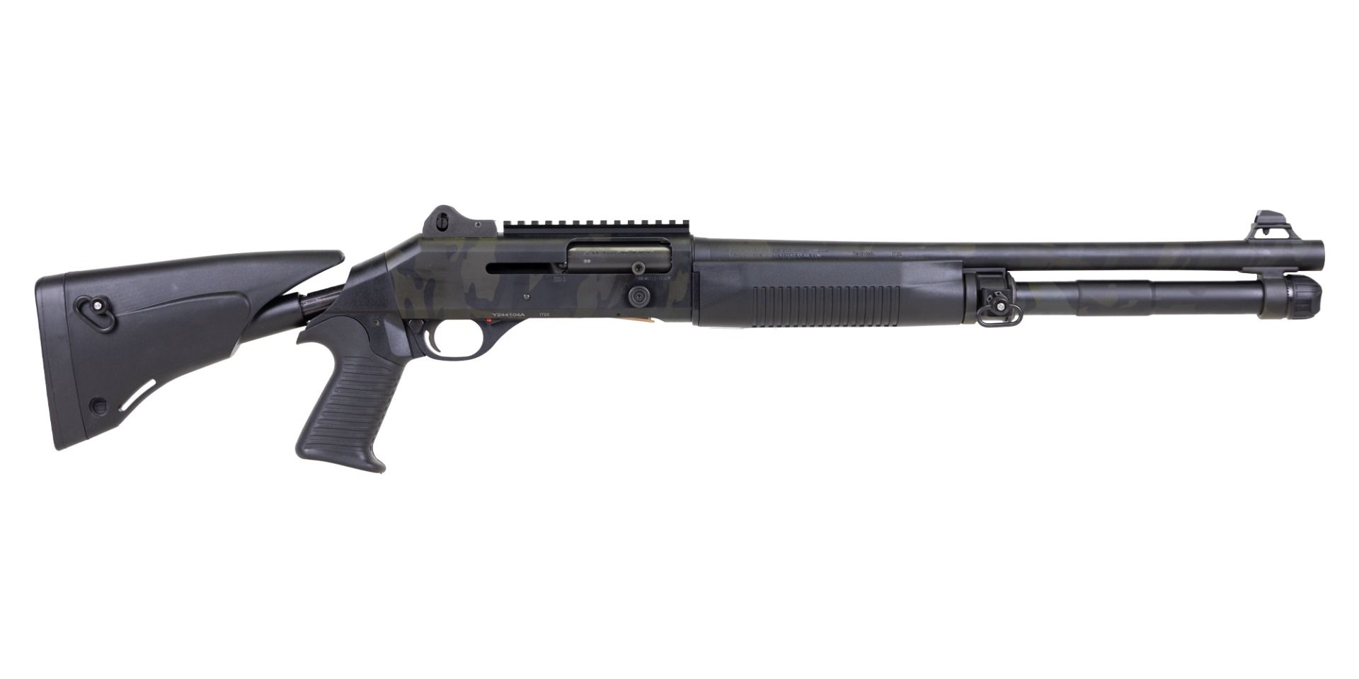 BENELLI 11787 M4 EXT W/ 7RND TUBE AND COLLAPSIBLE STOCK MC Black ...