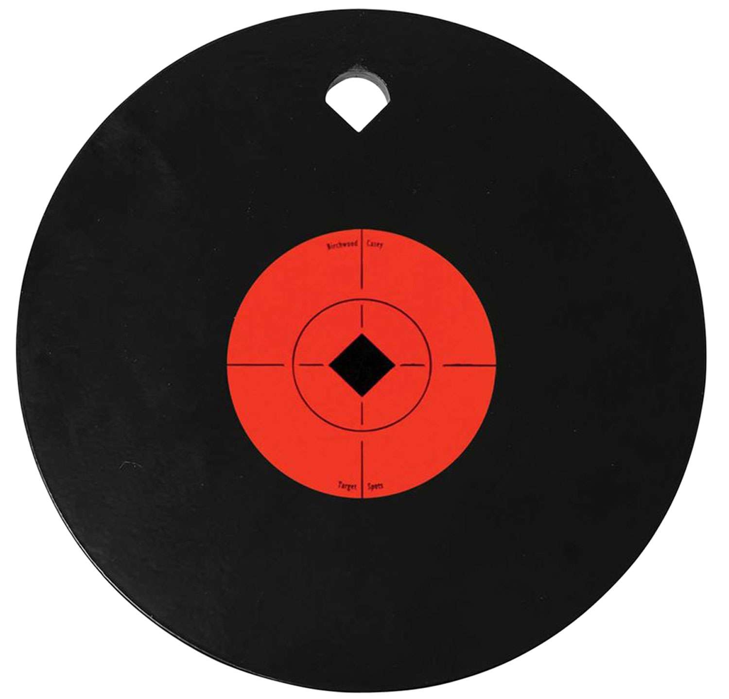 Birchwood Casey 47603 World of Targets Single Hole Black Gong w/Orange ...