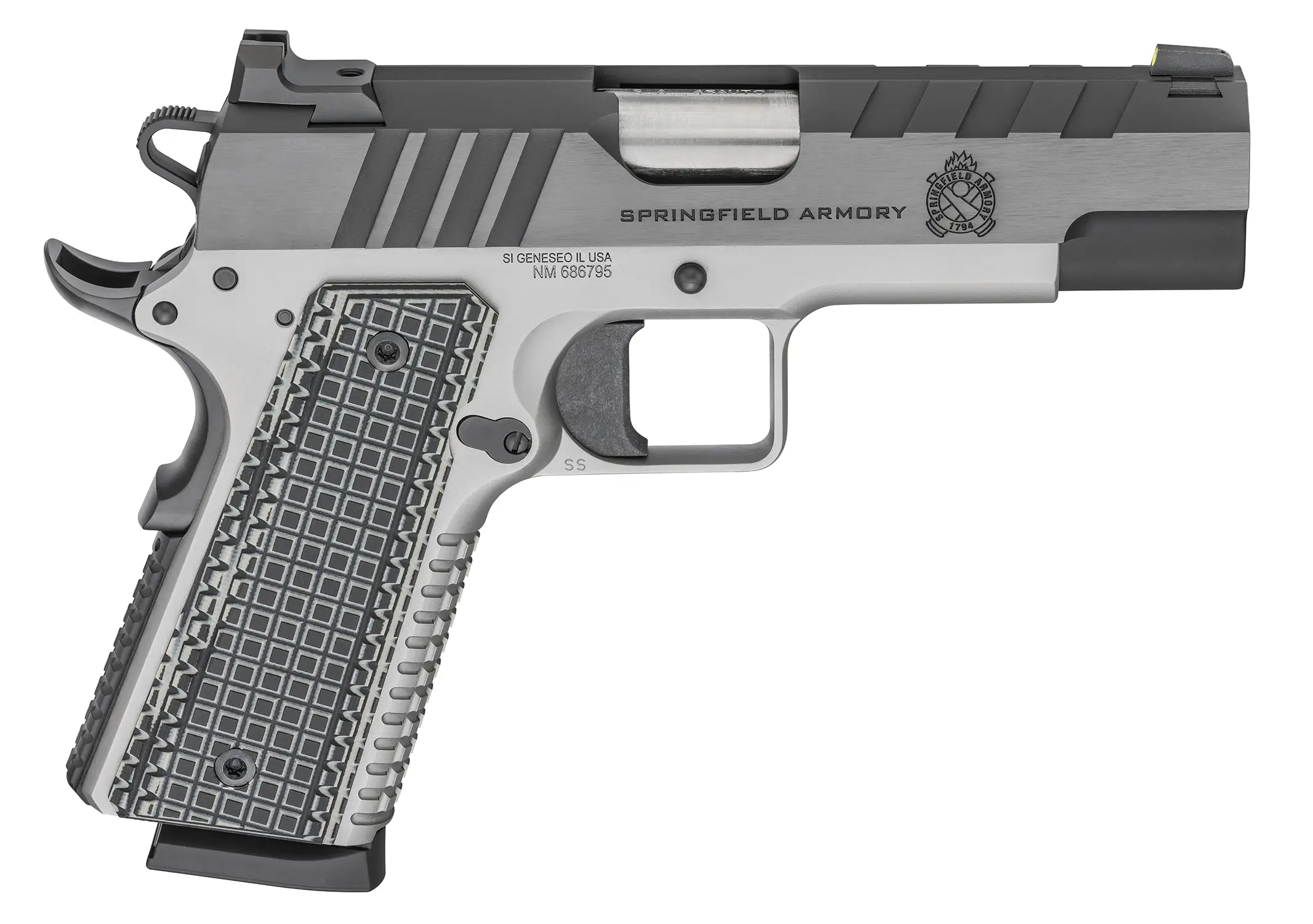 Springfield Armory PX9218L Emissary .45 ACP 8+1 Single Action Pistol ...